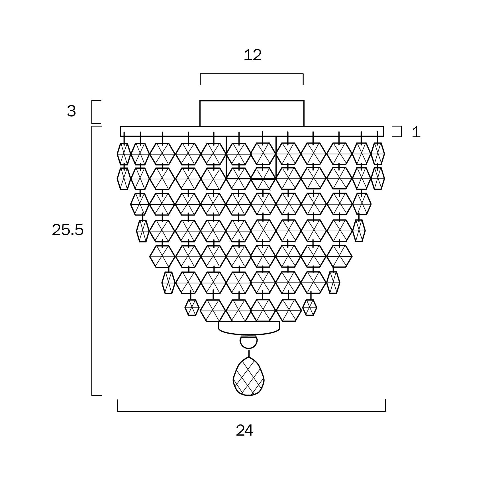 GRACE BATTEN FIX B22 60w – In Focus Luminations